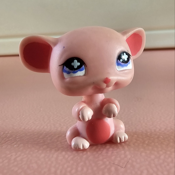 Hasbro | Toys | Littlest Pet Shop 633 Standing Pink Mouse Rat Lps 2 ...
